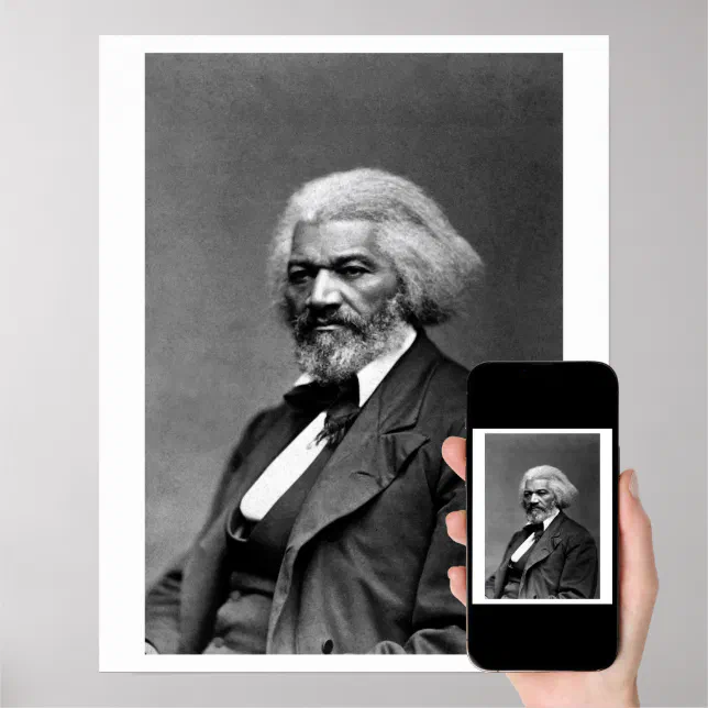Photo Portrait of Frederick Douglass Poster | Zazzle