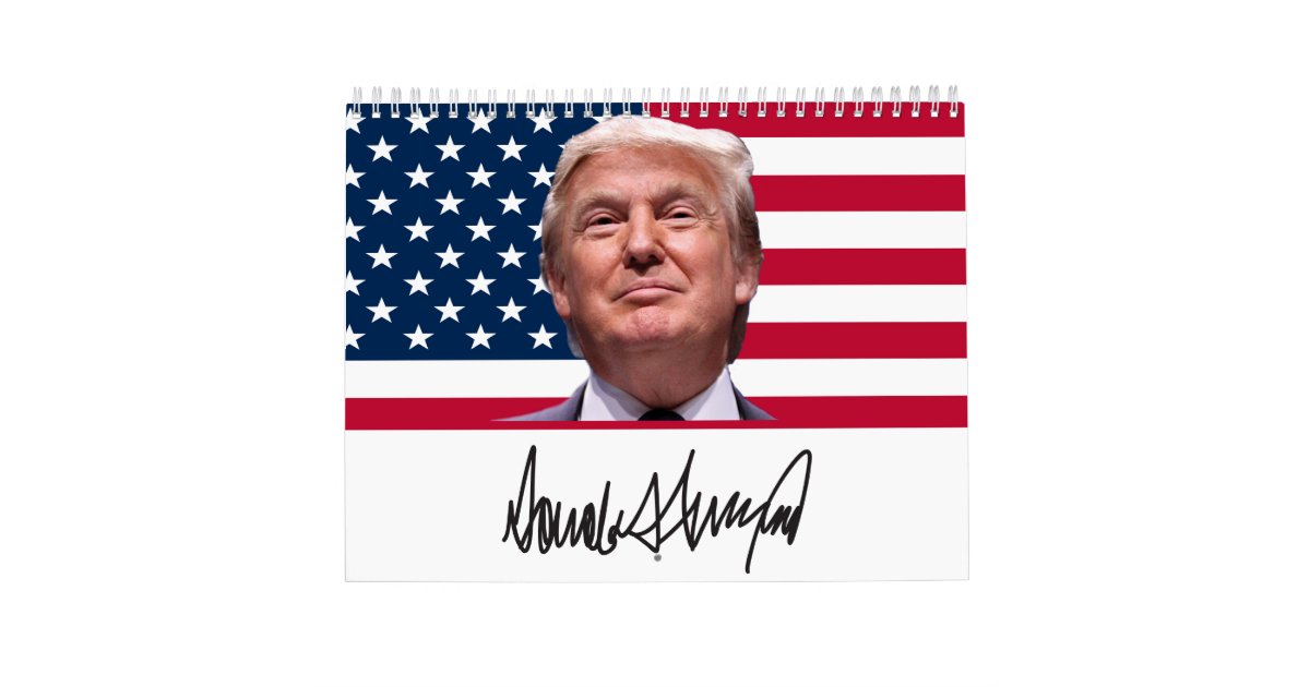 Photo President Donald J Trump Calendar | Zazzle