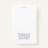 Photo Press Pass ID Badge | Zazzle