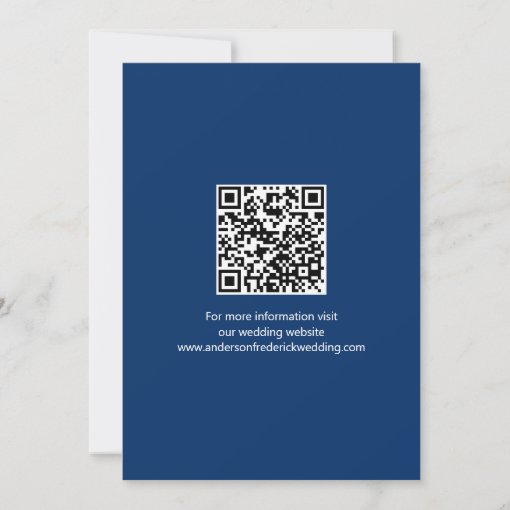 Photo QR Code Engagement Wedding Save The Date | Zazzle