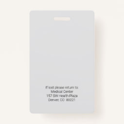 Photo Role Identification Badge | Zazzle