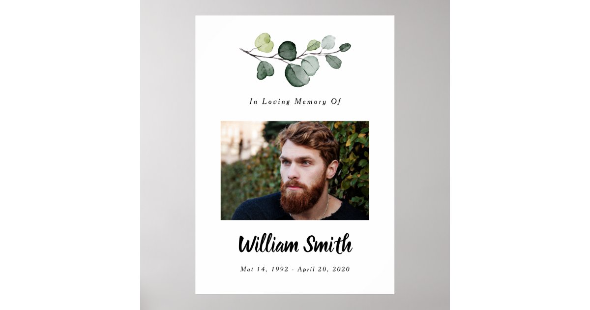 Photo Sign, Celebration Of Life Sign | Zazzle
