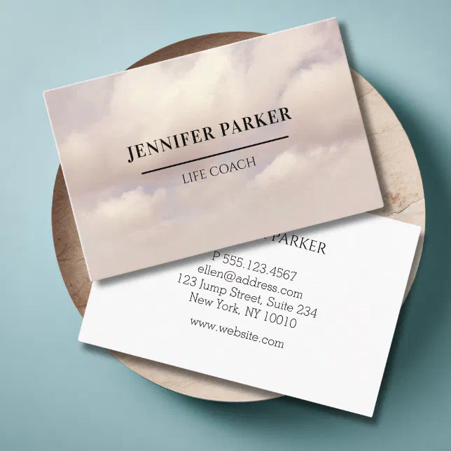 Photo Sky Business Card | Zazzle