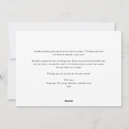 Photo Strikethrough Try Again 2023 Funny New Year Holiday Card | Zazzle