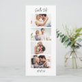 Photo Strip 4 Pictures QR Code Photobooth Wedding Save The Date | Zazzle