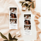 Photo Strip Save the Date, Photo Booth Invitation | Zazzle