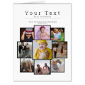 Photo Template Greetings Photo Personalized Card | Zazzle