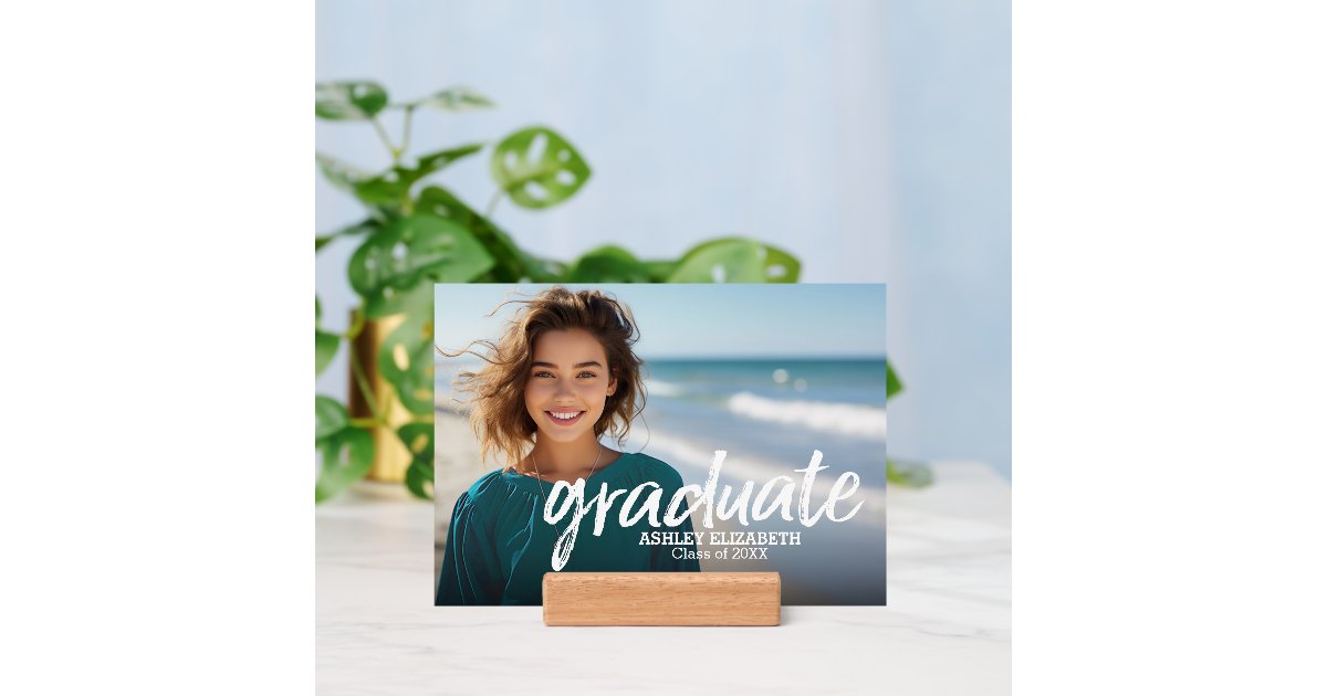 Photo - Trendy Modern Graduation Holder | Zazzle