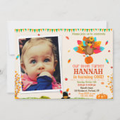 Photo Turkey birthday invitation Turkey invitation | Zazzle