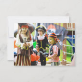 Photo Vintage Pirate Birthday Party Ahoy Matey Old Thank You Card | Zazzle