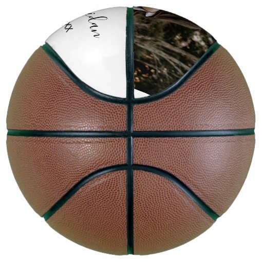 Photo Wedding Gift Personalized Custom Basketball | Zazzle
