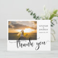 Photo Wedding Horizontal Thank You Cards | Zazzle