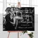 Photo wedding welcome sign elegant calligraphy | Zazzle
