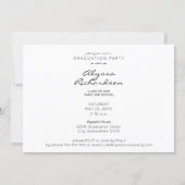 Photo & White Landscape Typography Graduation 2 Invitation | Zazzle