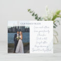 Photo wishes quotes calligraphy Card | Zazzle