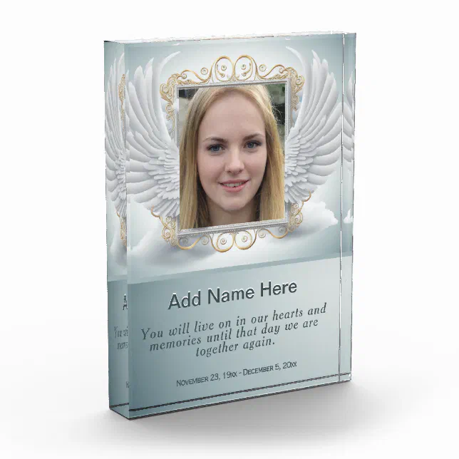 Photo with Angel Wings Frame | Zazzle