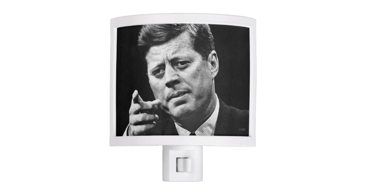 Photograph of John F. Kennedy 3 Night Light | Zazzle
