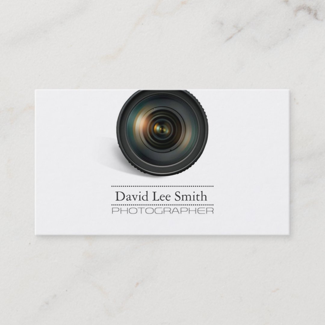 Photographer Business card | Zazzle