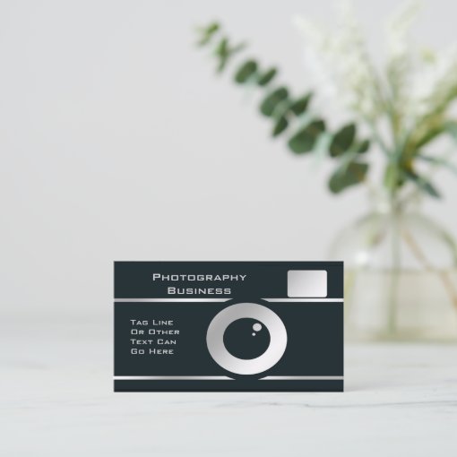 Photographer Camera Business Card | Zazzle