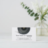 Photographer Camera Lens Business Cards | Zazzle