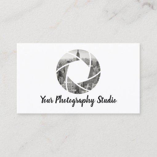 Photographer Custom Camera Photo Photography Business Card | Zazzle