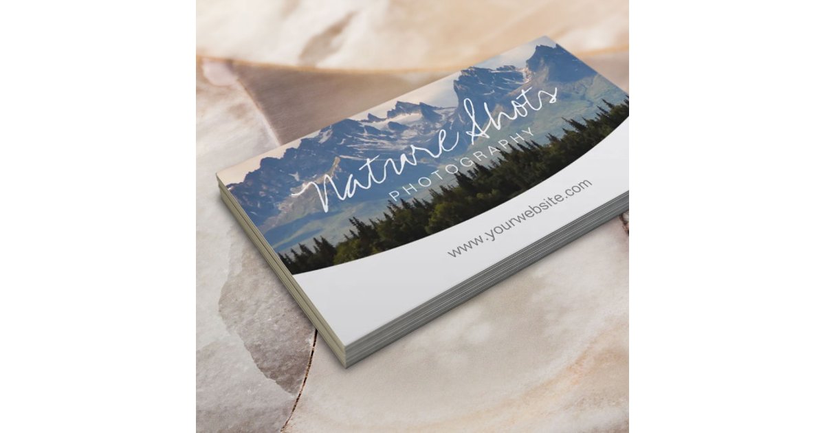 Photographer Custom Cover image Photography Business Card | Zazzle