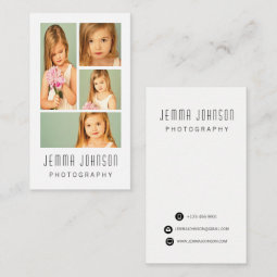 Photographer Photography Photo Frame Business Card | Zazzle