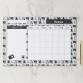 Photographer's Personalized Monthly Calendar Paper Pad | Zazzle