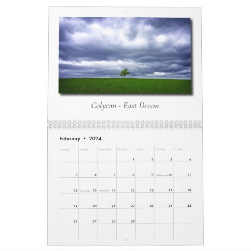 Photographic Scenes of Beautiful Devon, England - Calendar | Zazzle