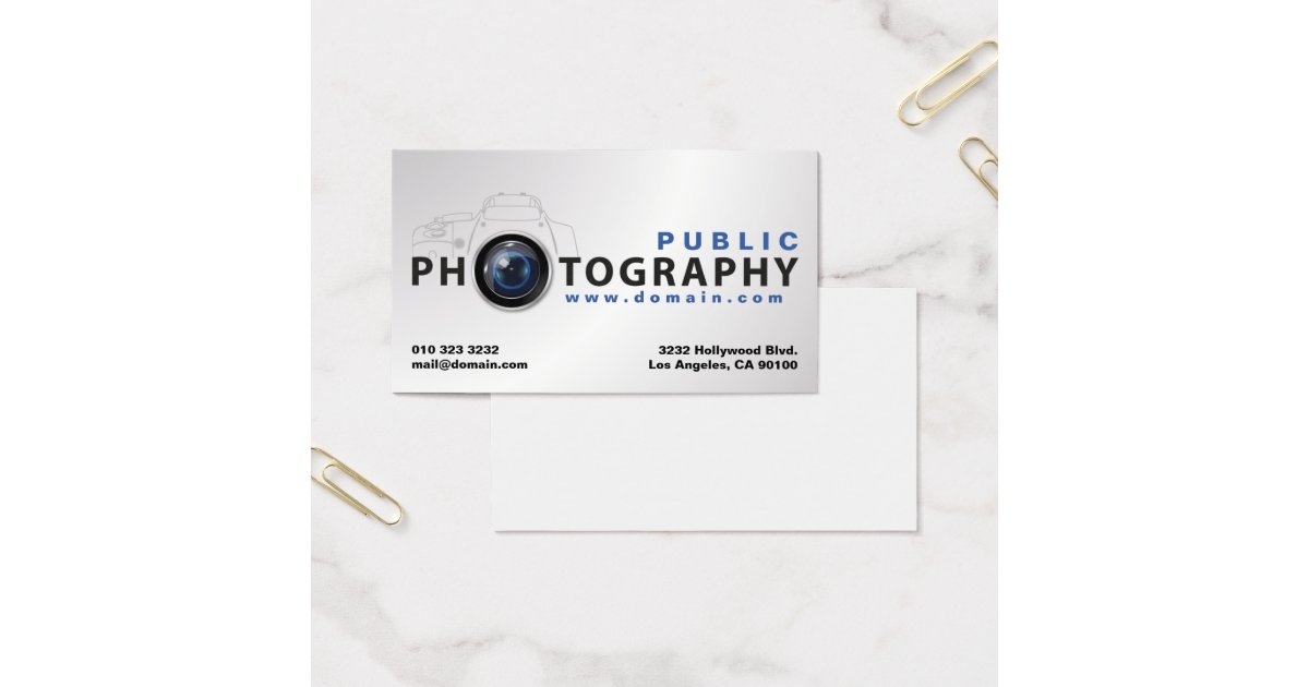 Photography Business Card | Zazzle