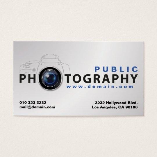 Photography Business Card | Zazzle