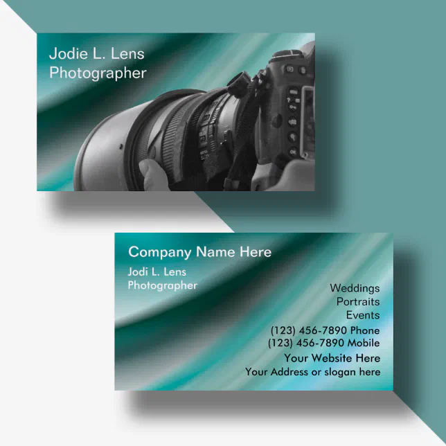 Photography Business Cards | Zazzle