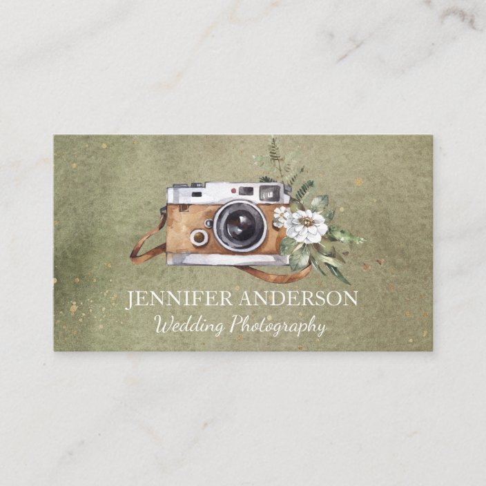Photography Camera Business Card | Zazzle.com