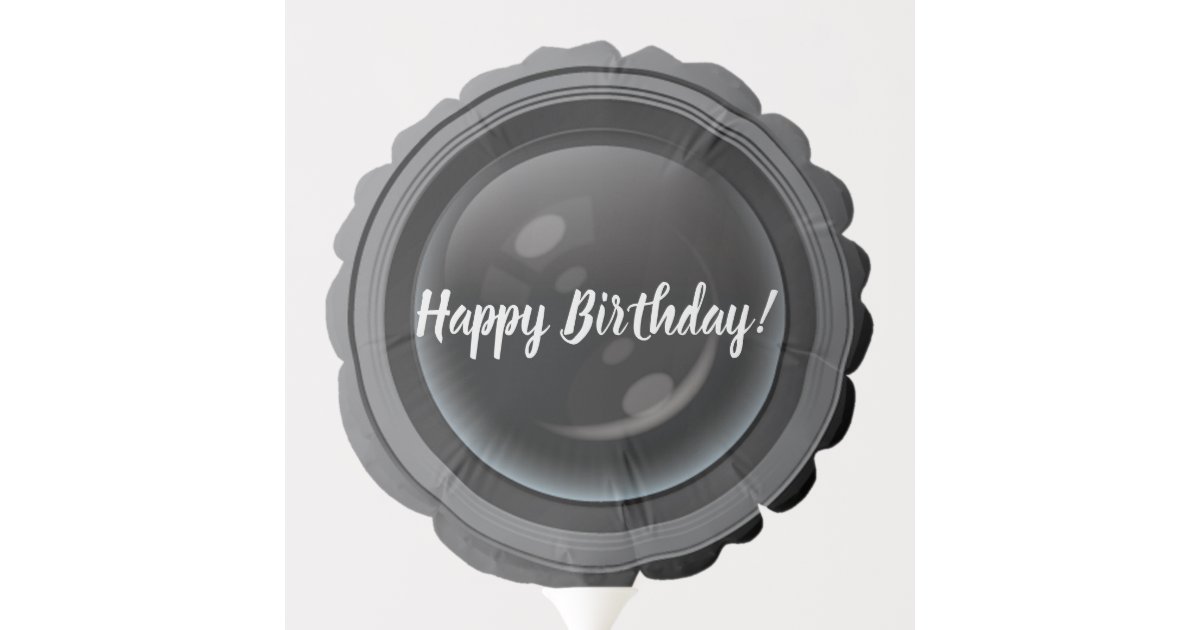 Photography Camera Lens Design Balloon | Zazzle