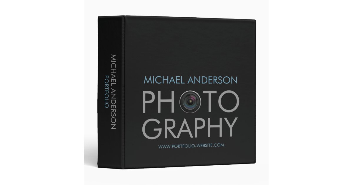 Photography Portfolio binder | Zazzle