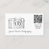 Photography QR CODE camera photographer Business Card | Zazzle
