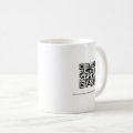 Photography Studio QR Code Logo Quote Coffee Mug | Zazzle