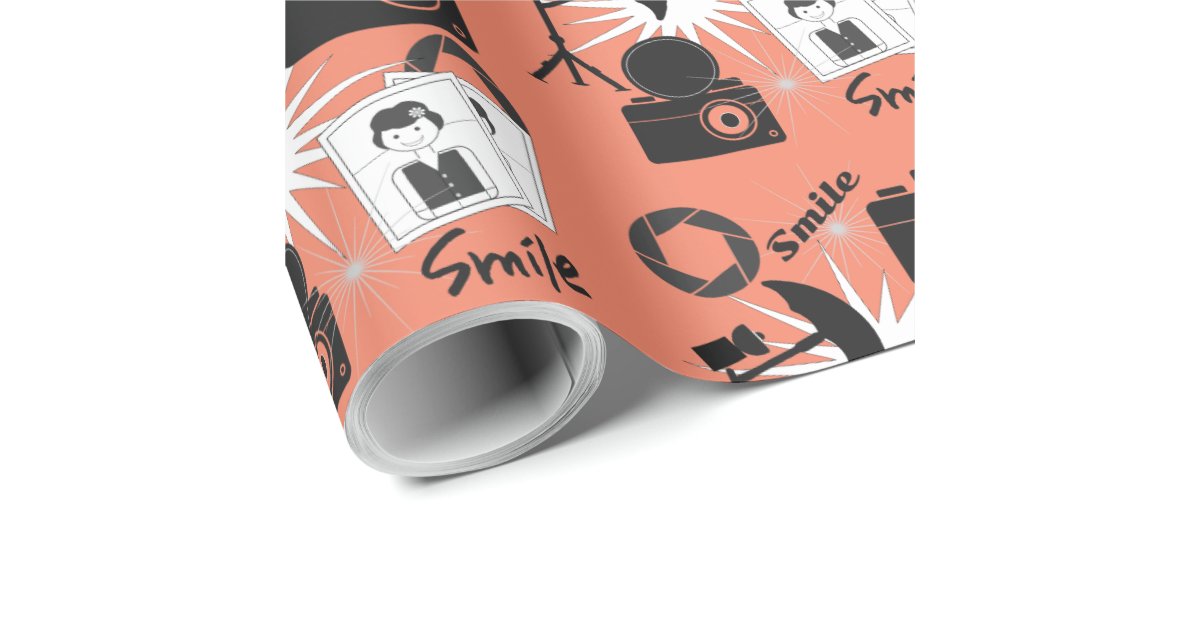 Photography Theme Fun Photographers Wrapping Paper | Zazzle