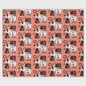 Photography Theme Fun Photographers Wrapping Paper | Zazzle