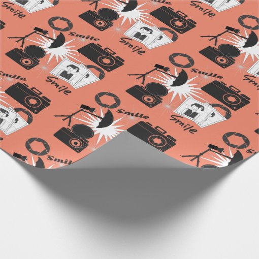 Photography Theme Fun Photographers Wrapping Paper | Zazzle