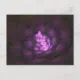 Photon Flower - Purple -Digital Fractal Art Poster Postcard | Zazzle