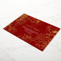 Photos Golden Chinese New Year of the Snake Foil Holiday Card | Zazzle