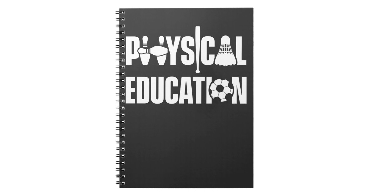 Physical Education Teacher Basketball Soccer Notebook | Zazzle