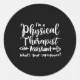 Physical Therapist Assistant, PTA Classic Round Sticker | Zazzle