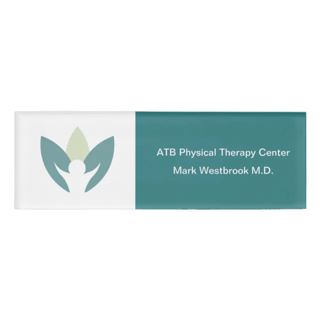 Physical Therapist Medical Name Tags | Zazzle