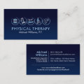 Physical therapist - Physiotherapy Business Card | Zazzle