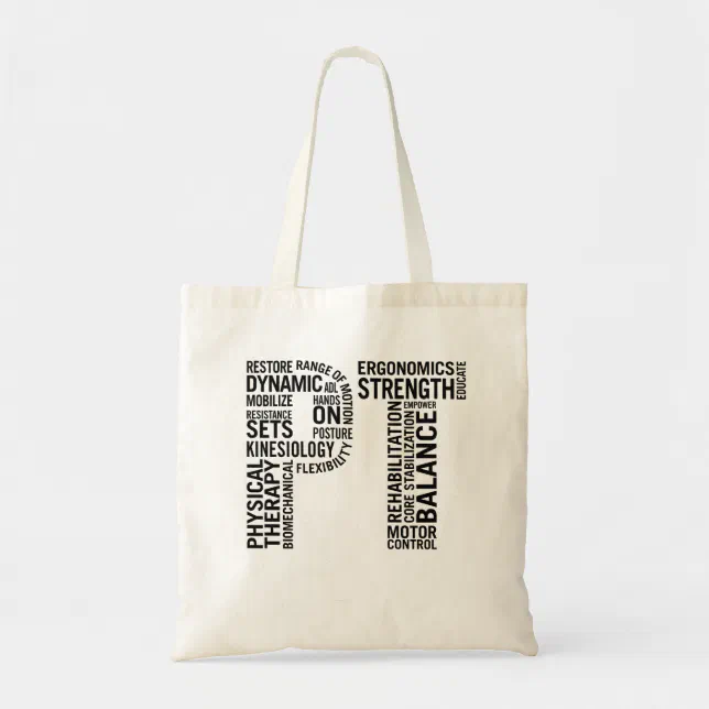 Physical Therapist PT Tote Bag | Zazzle