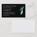 Physical Therapy And Rehabilitation Business Card | Zazzle
