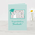 Physical Therapy Assistant Graduation Congrats Card | Zazzle