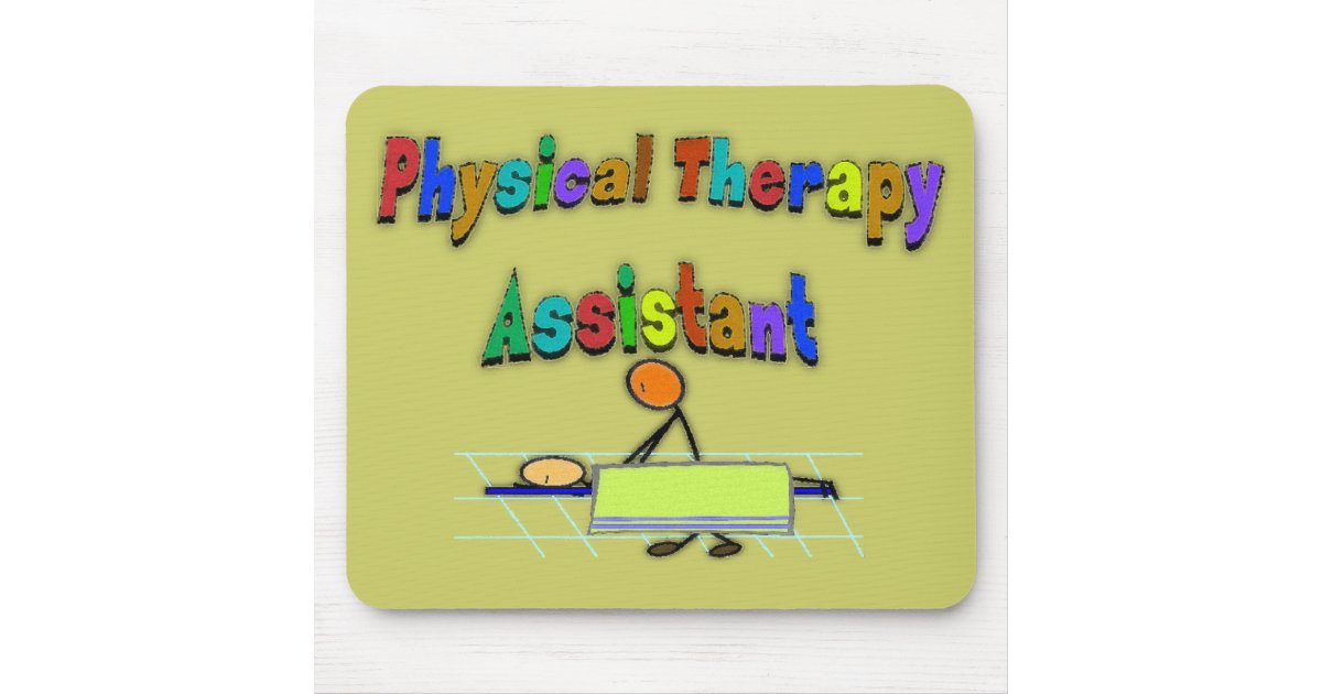 Physical Therapy Assistant--Stick Figure Design Mouse Pad | Zazzle